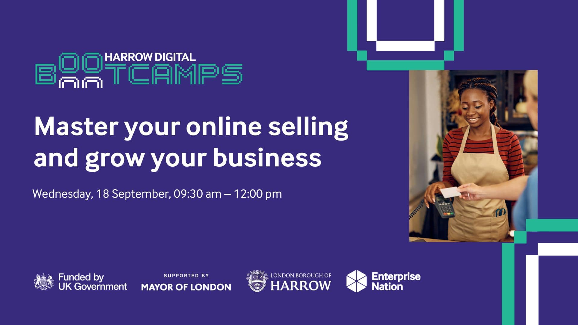 Master your online selling and grow your business, Wednesday 18th Sep 2024 | Enterprise Nation